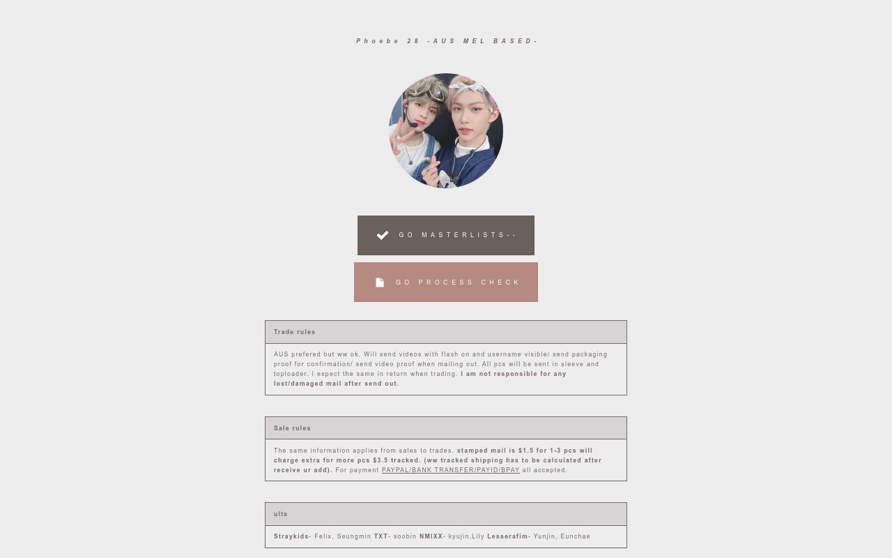 bokkiz.minnie’s info